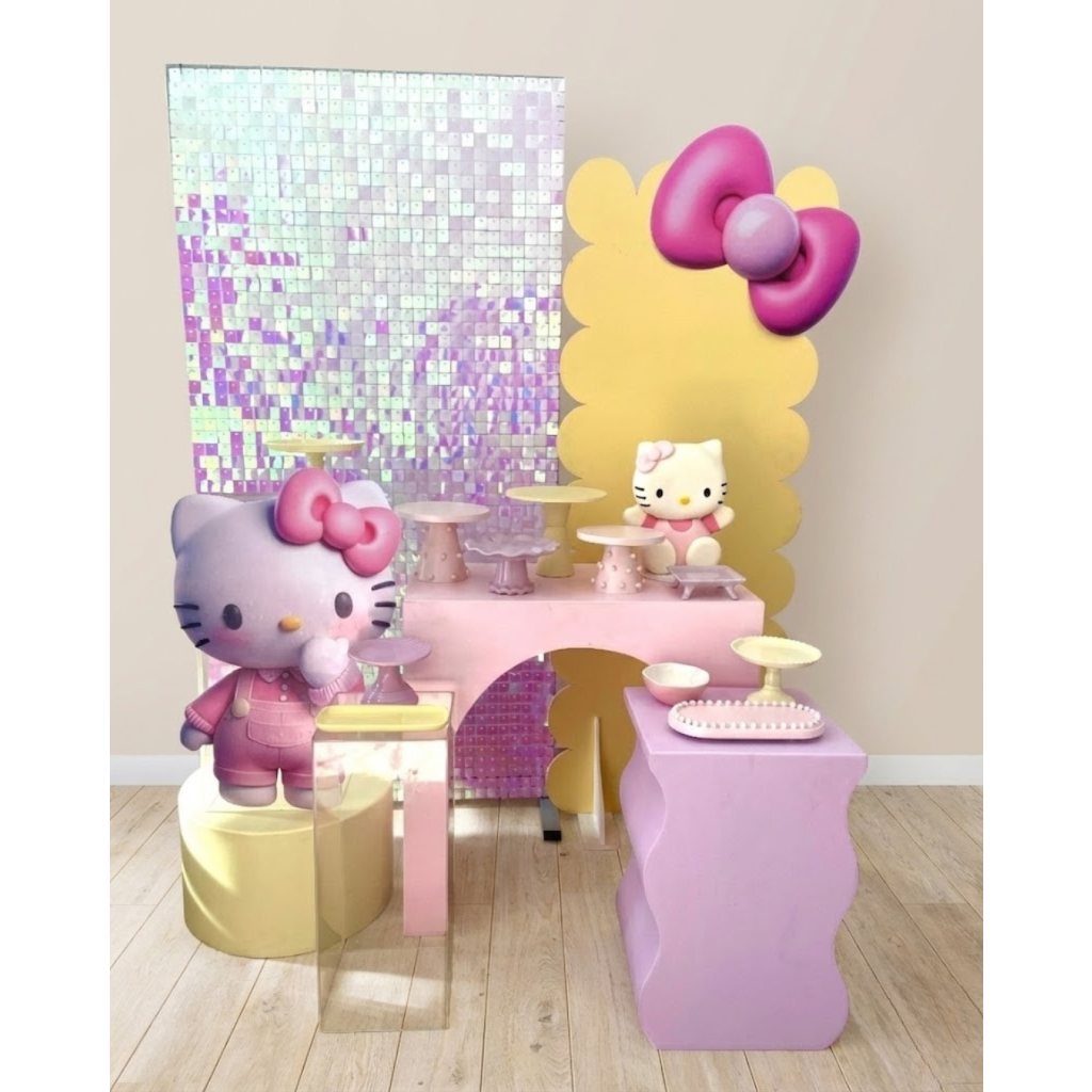 KIT HELLO KIT ROSA 3D