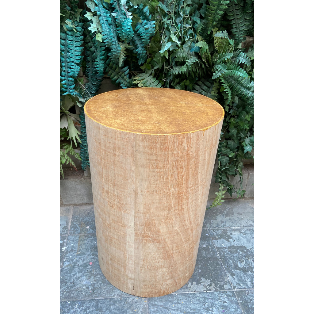 CILINDRO RUSTICO MADEIRA MEDIO ALTO 80x50