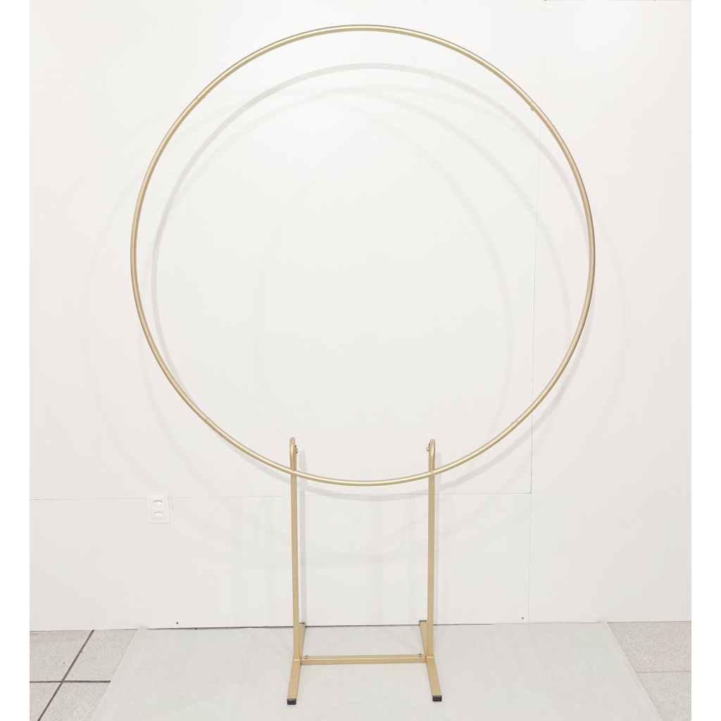 PAINEL REDONDO ARO DOURADO 1,5M
