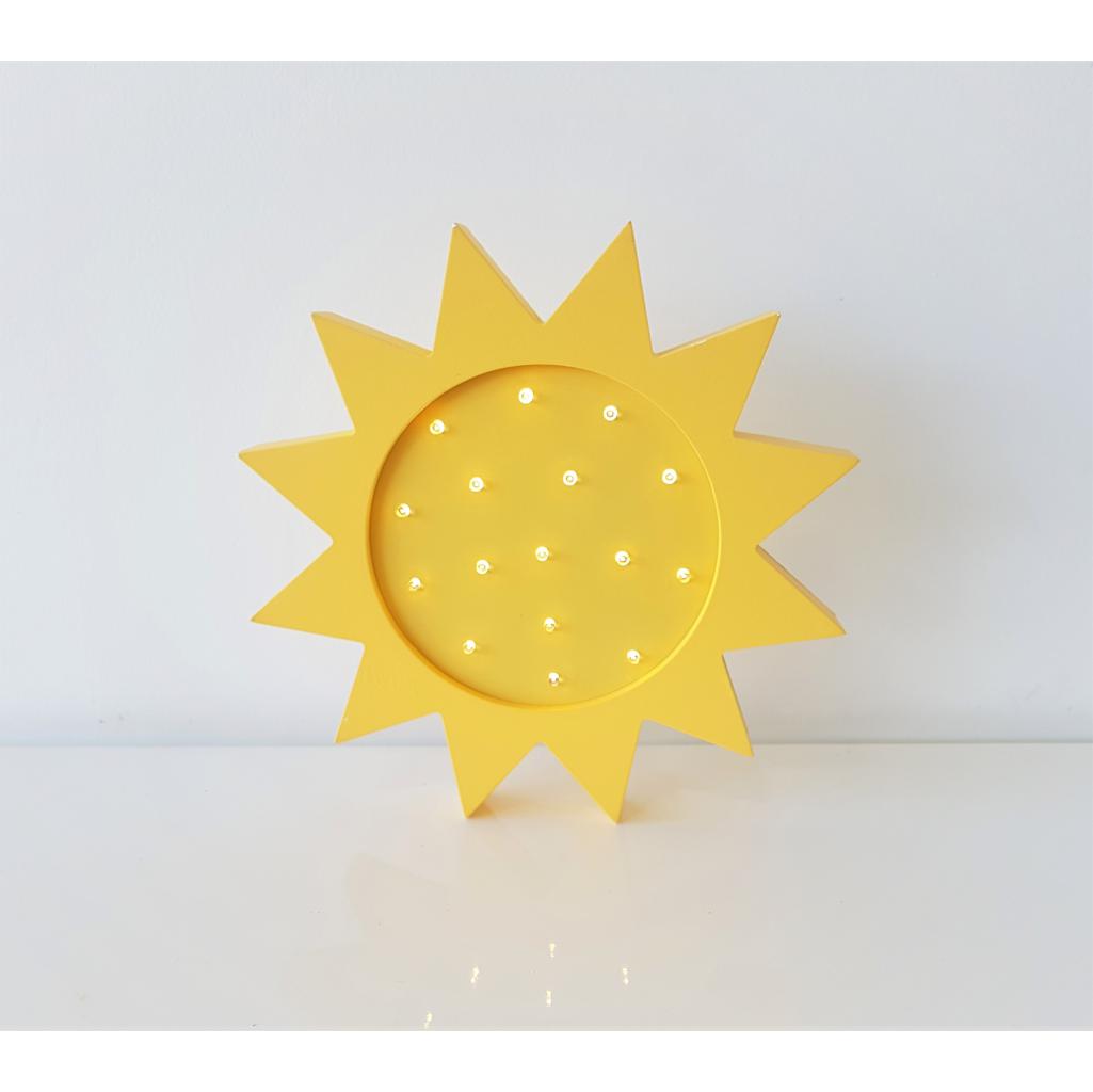 Sol Luminoso com Led Amarelo | Selecto Locações