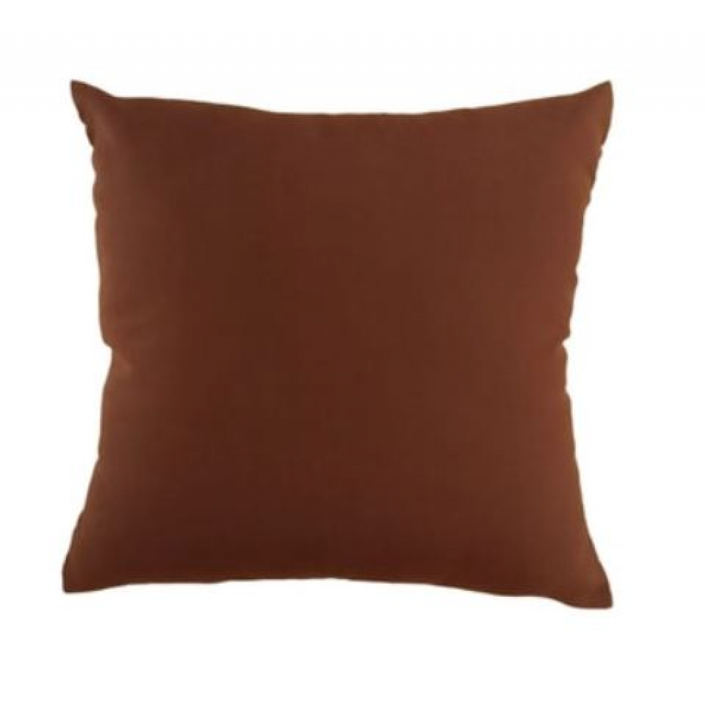 ALMOFADA MARROM COM CAPA EM OXFORD 45X45