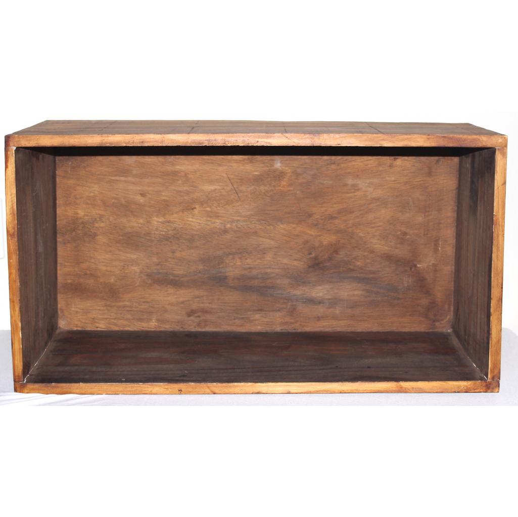 NICHO MADEIRA RÚSTICA RETANGULAR