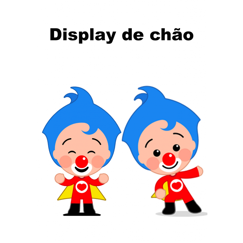 Display de chão Palhaço Plim Plim