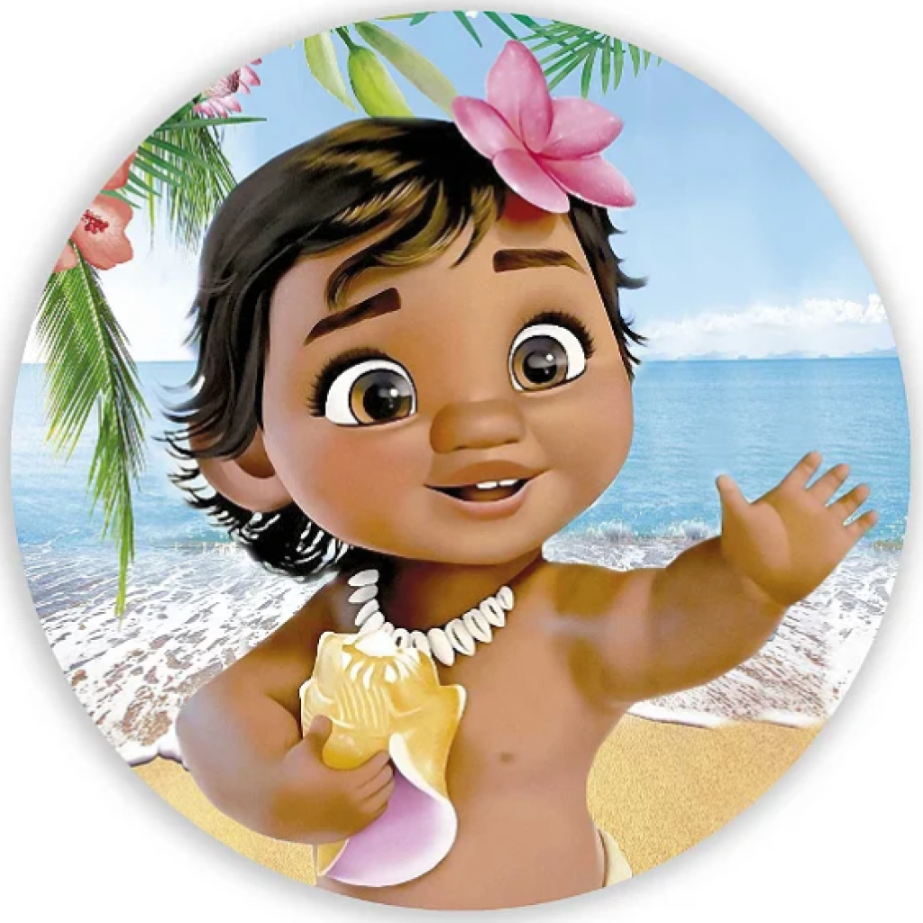 Mini Painel Moana Baby (50cm)