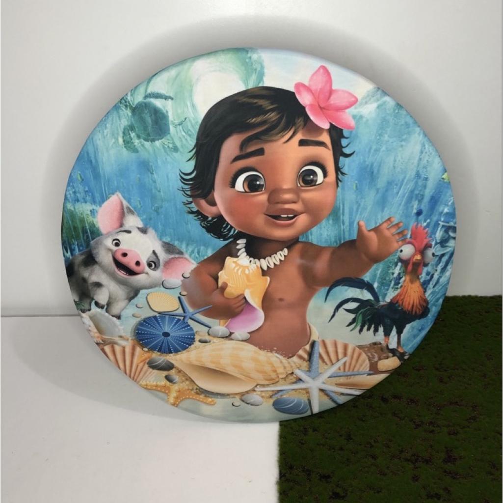 Capa Moana baby painel redondo 50cm