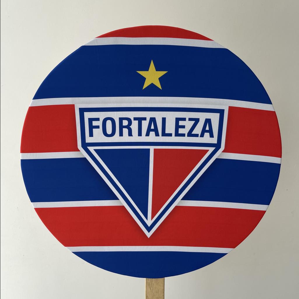 Capa Time Fortaleza painel redondo 80cm