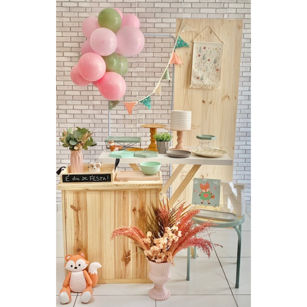 Kit Pegue e Monte Rústico Raposinha