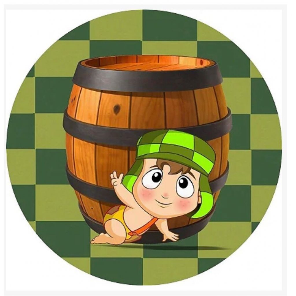 Painel em tecido Chaves baby