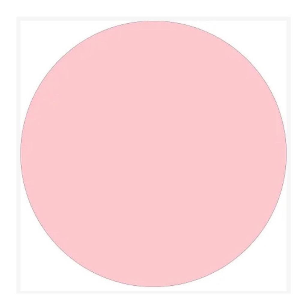 Painel redondo rosa liso