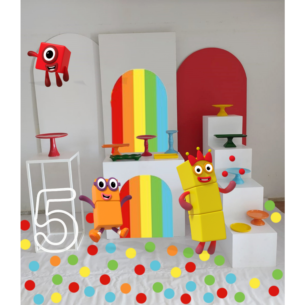 Festa Numberblocks - Bela Arte Festas - Tudo para a sua festa! Peças ...