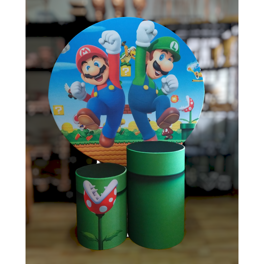 Painel+Cilindros Tema: Mário Bros