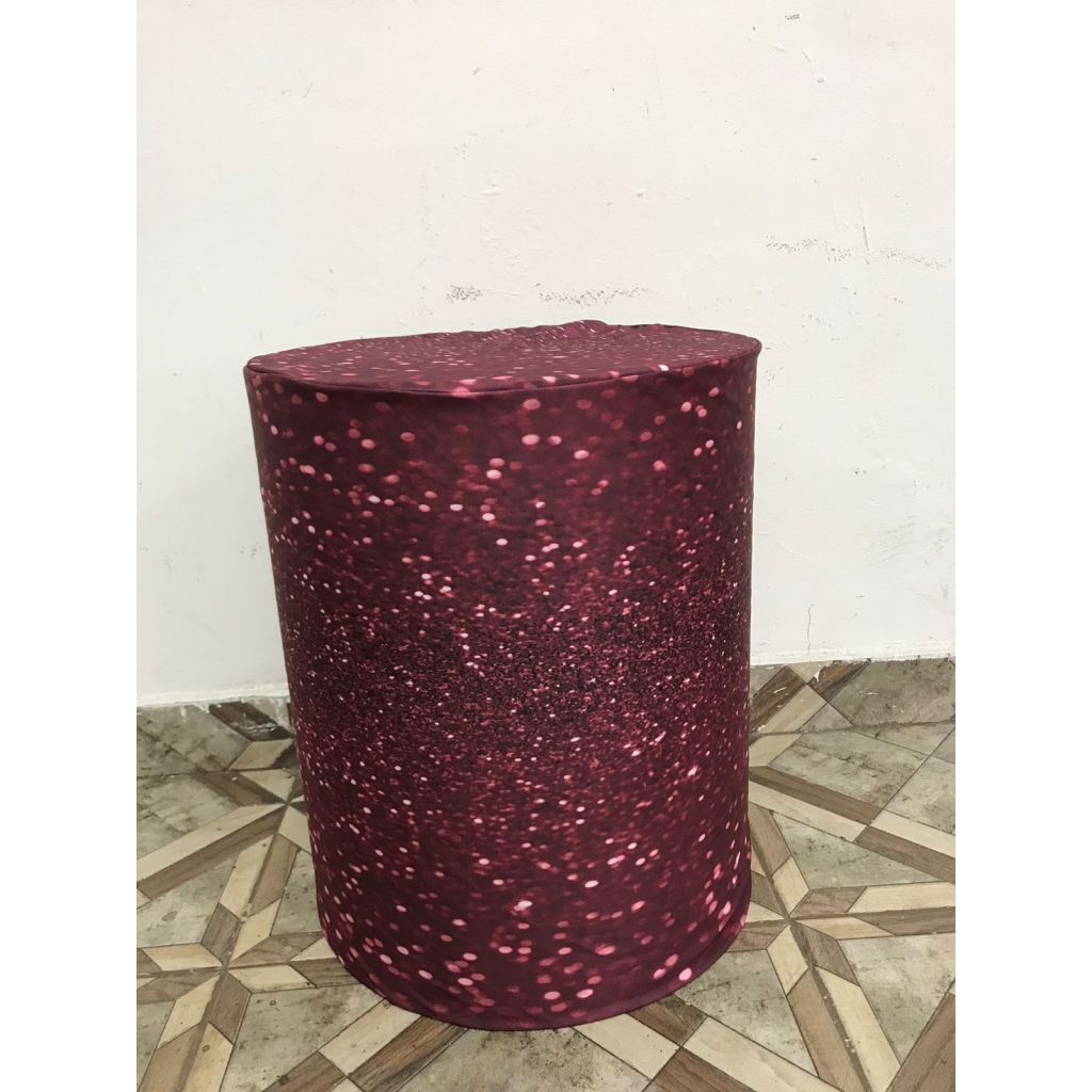 CAPA CILINDRO GLITTER MARSALA MDF 2 M