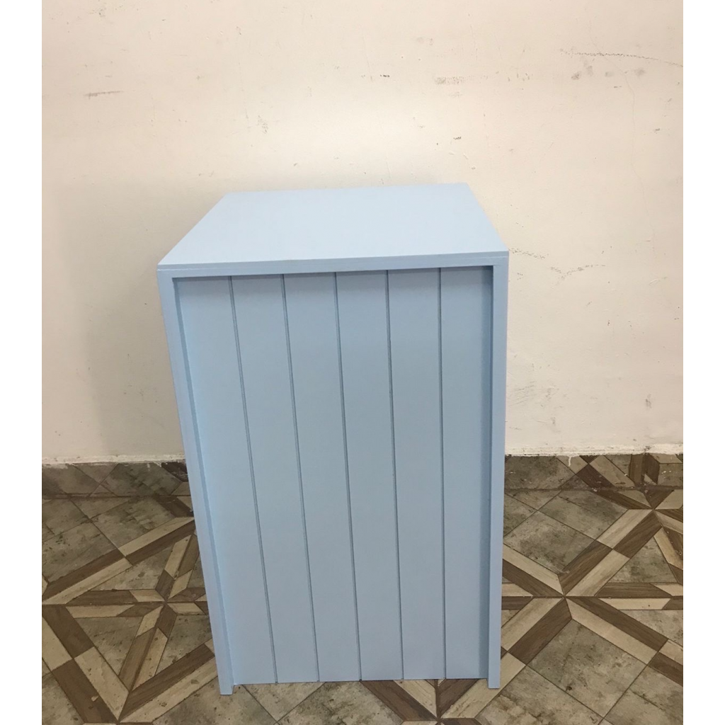 CUBO AZUL FRIZADO/FURADINHO M