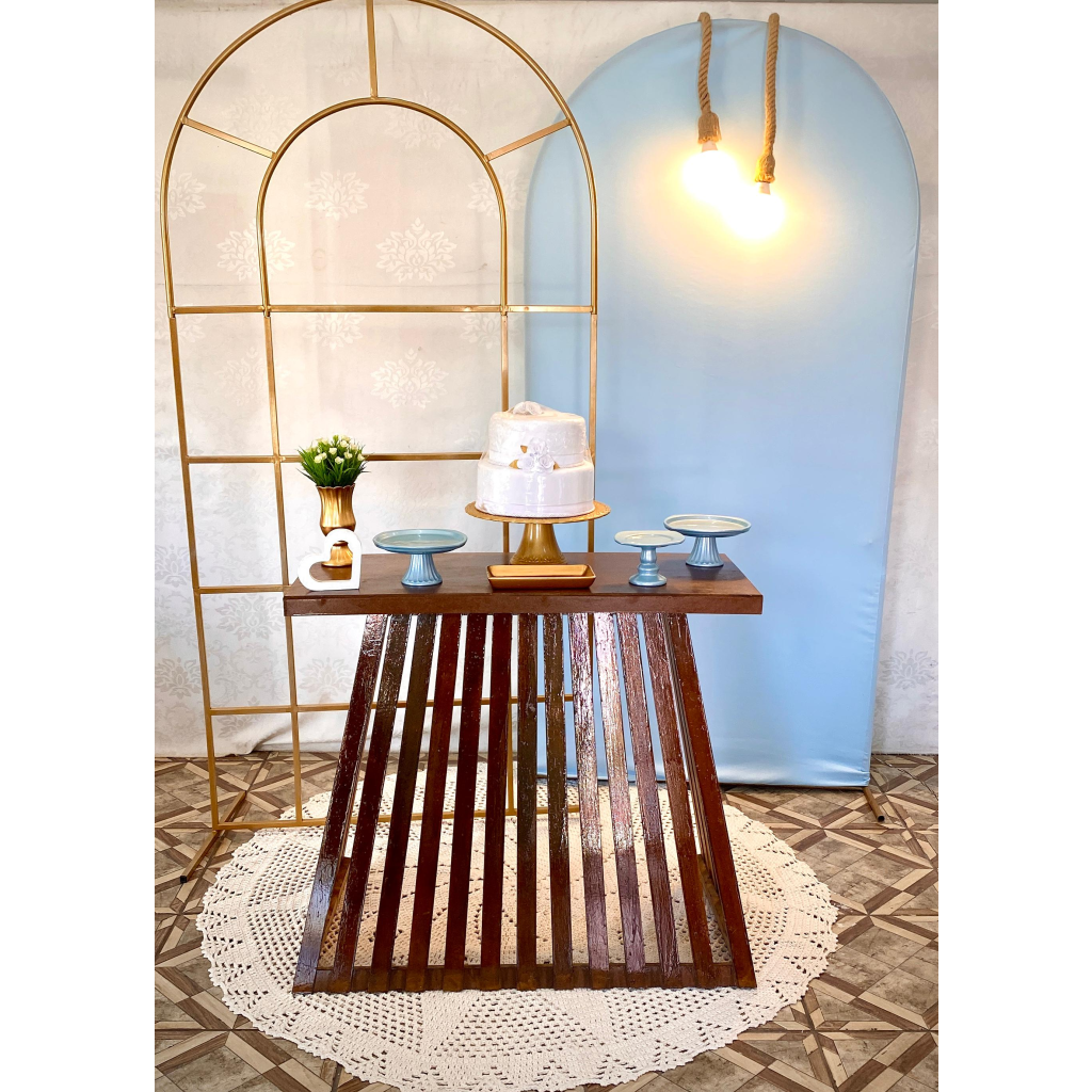 KIT AZUL PEROLIZADO E DOURADO