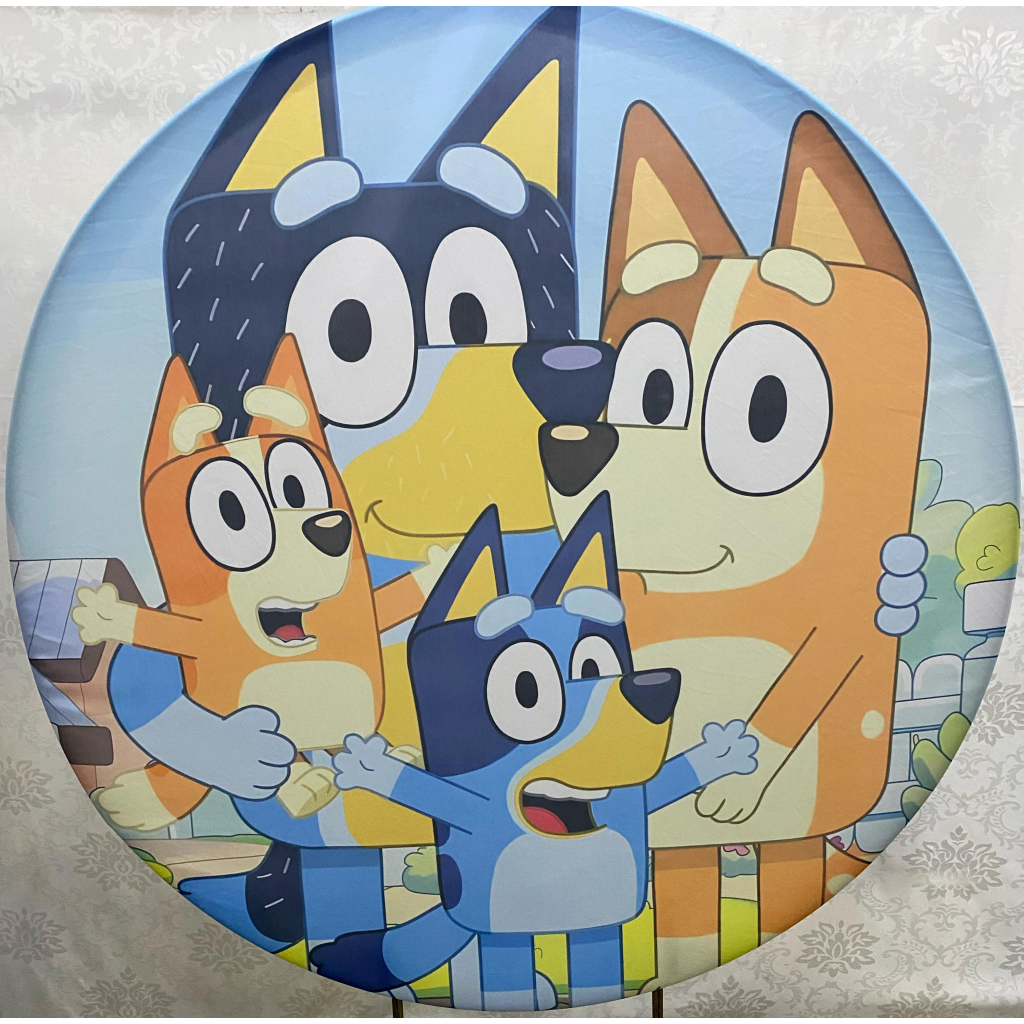 PAINEL REDONDO BLUEY SUBLIMADO