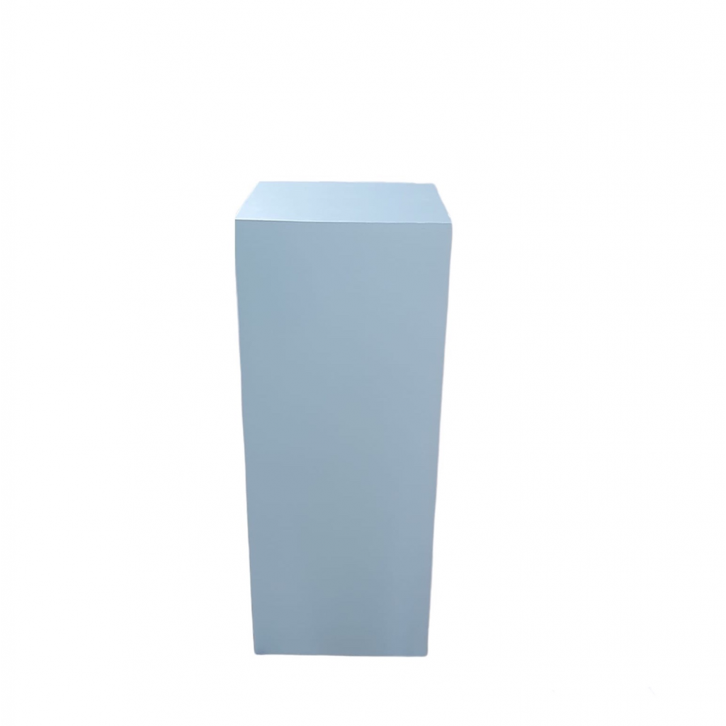 MESA CUBO ALTO AZUL CLARO
