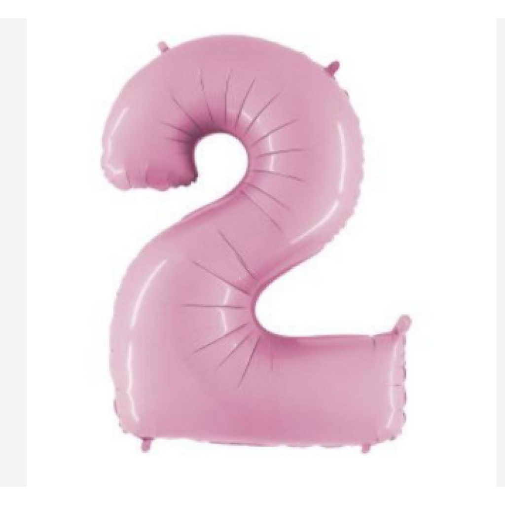 numero 2 rosa baby (1 metro)