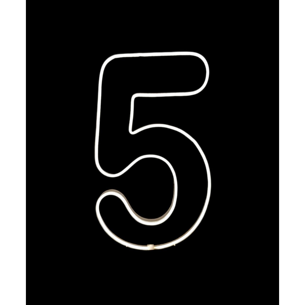 NÚMERO 5 LED DE CHÃO