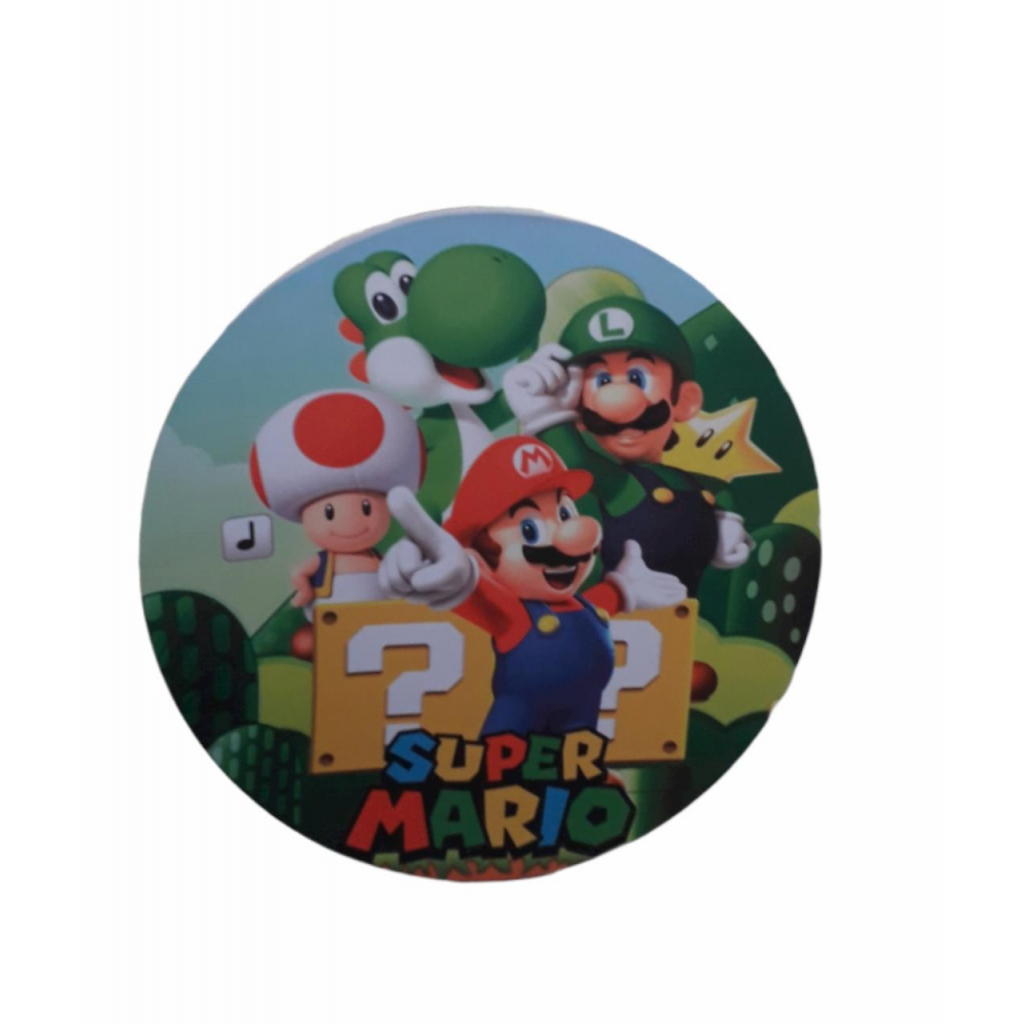PAINEL REDONDO SUPER MARIO