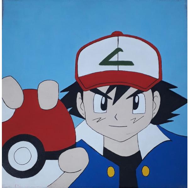 QUADRO POKEMON - TELA AZUL