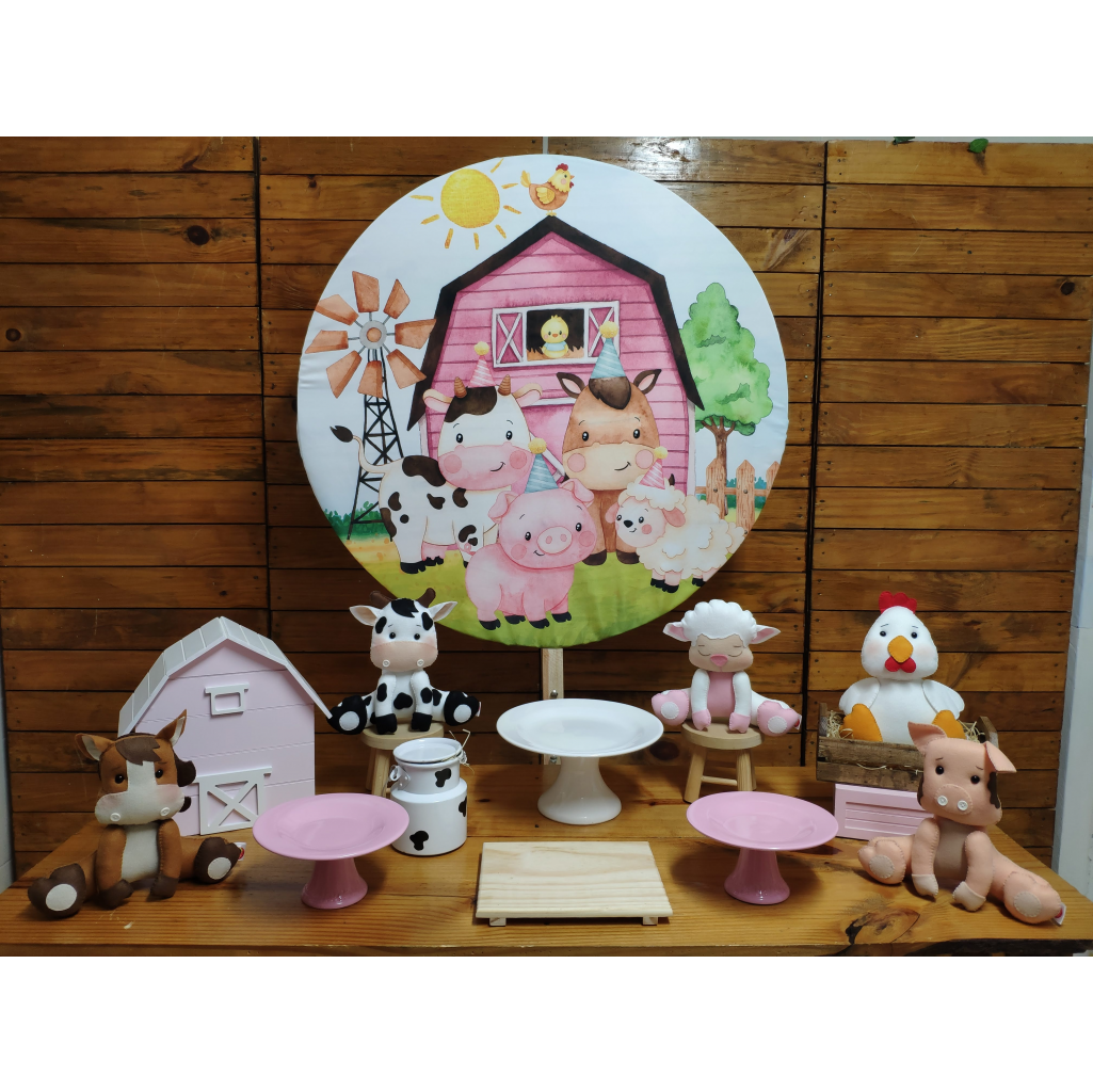Combo Fazendinha Rosa