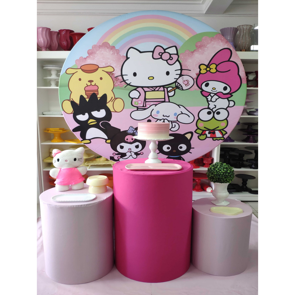Kit Pegue e Monte Essencial - Hello Kitty