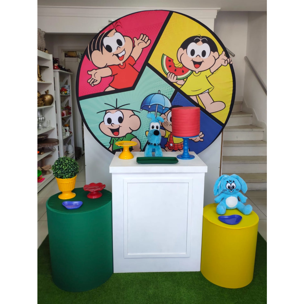 Kit Pegue e Monte Plus - Turma da Mônica