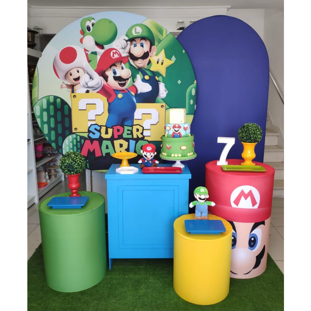 Kit Pegue e Monte Premium - Super Mario Bros