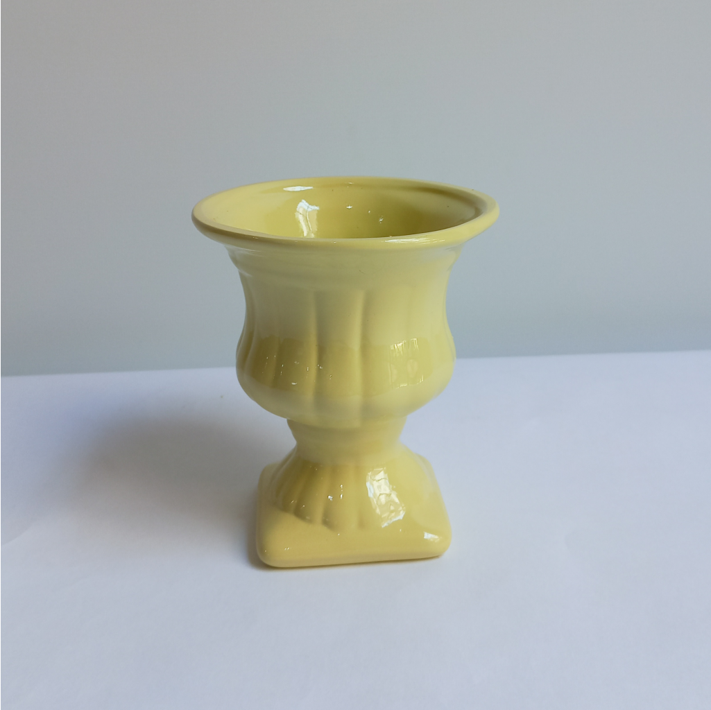 VASO ROMANO MINI AMARELO CLARO