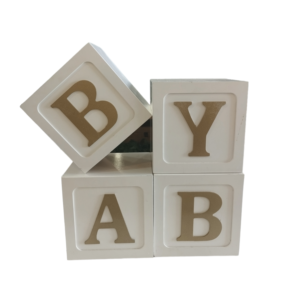 CUBOS DECORATIVOS BABY (20CM X 20CM)