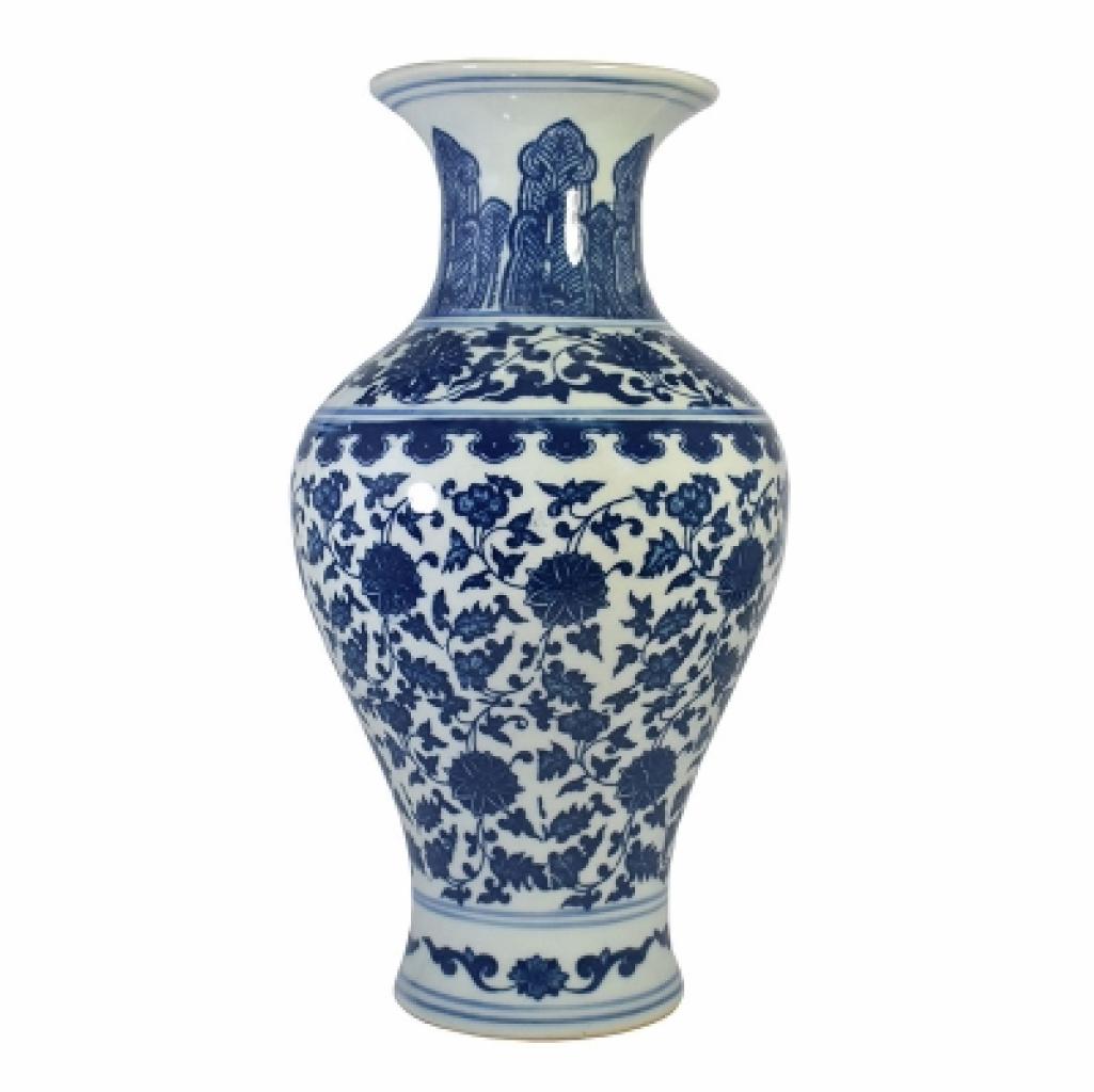 Vaso de Porcelana Ming Dianbai (29,5 Cm) mod A