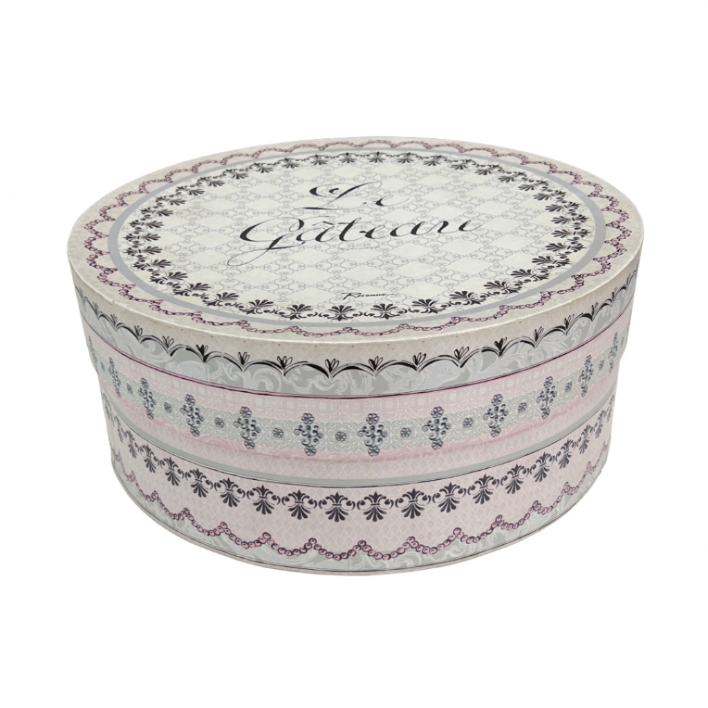 CAIXA DECORATIVA CARTONADA LE GATEAU TAM GG (D 39 CM | A 16 CM)