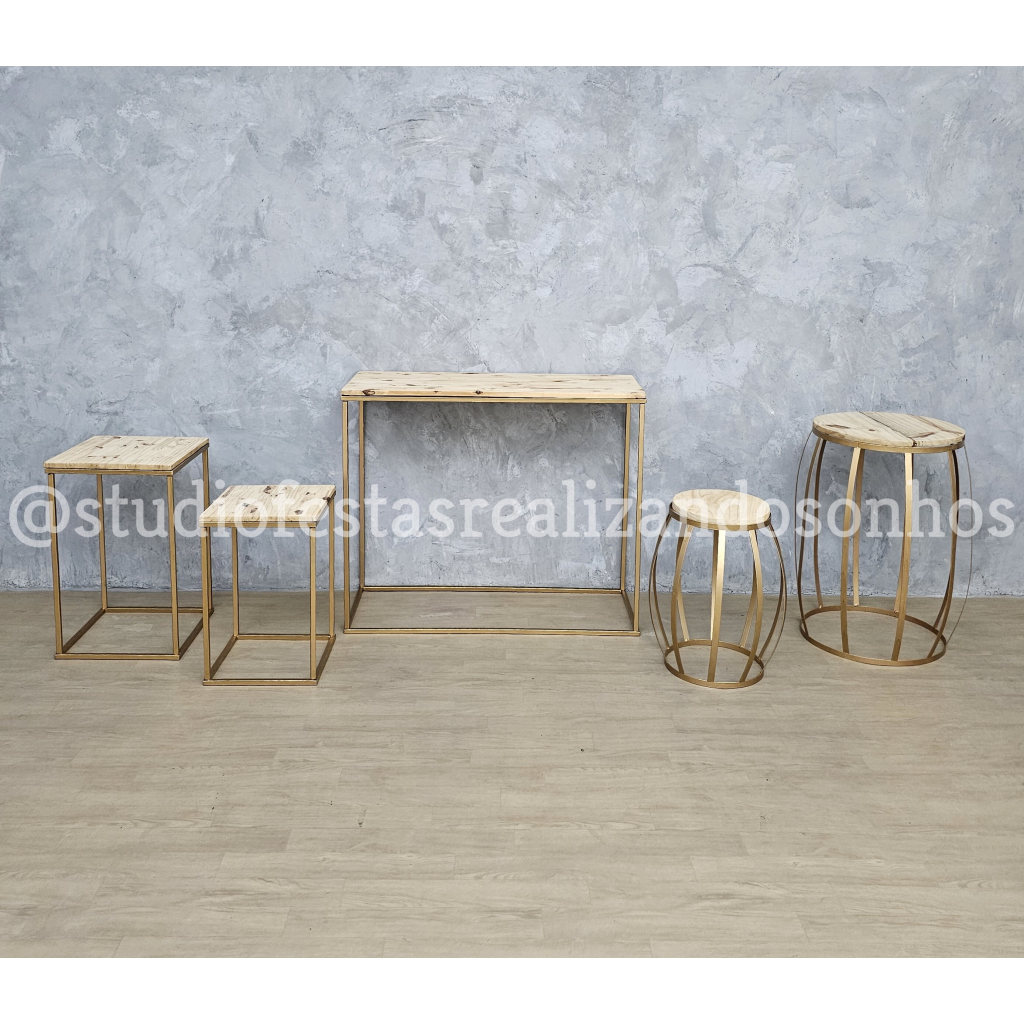 KIT DE MOVEL GARDEN DOURADO 1