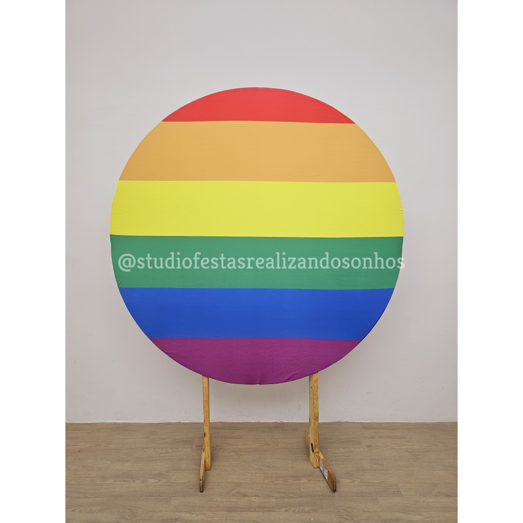 PAINEL REDONDO LGBT 1 (TECIDO)
