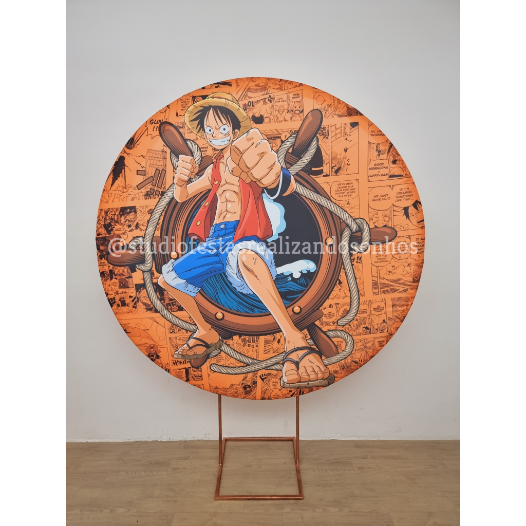 PAINEL REDONDO ONE PIECE 2