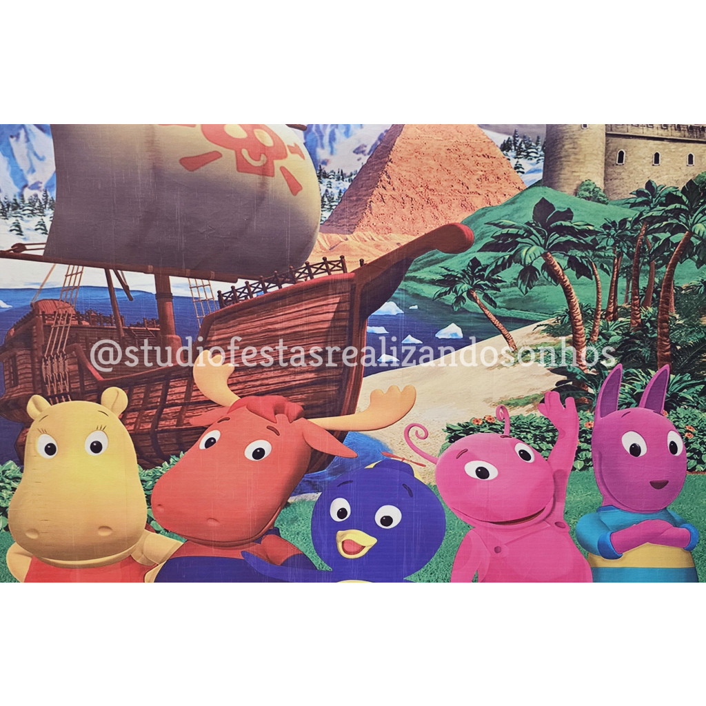 PAINEL RETANGULAR BACKYARDIGANS 1