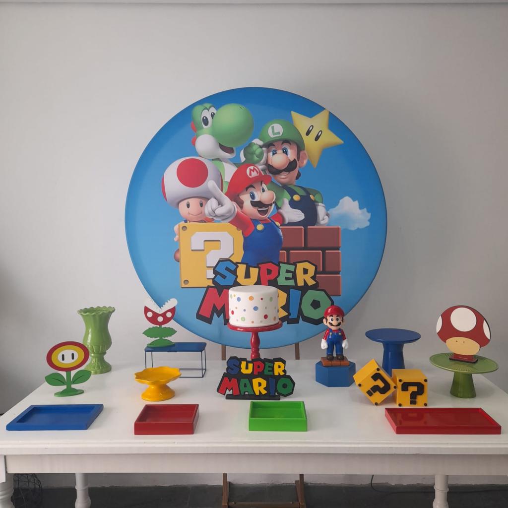 Decoração Blue Box - Super mario
