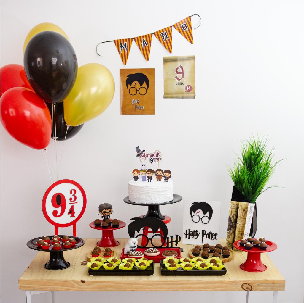 Kit Decoração Harry Potter P (valor sem papelaria)