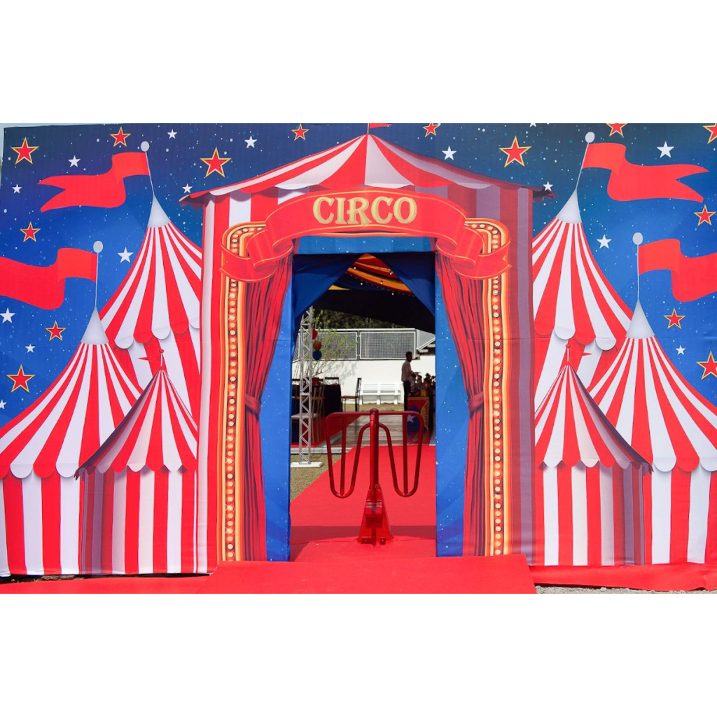 Painel portal circo - com estrutura