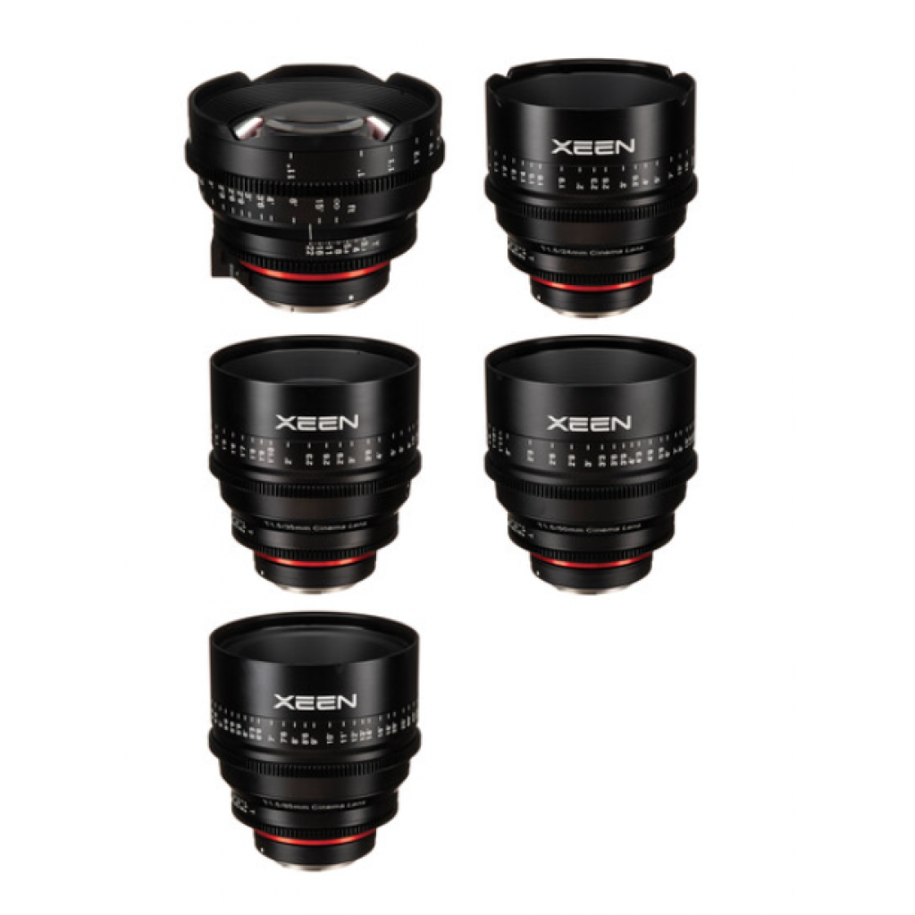 KIT ROKINON XEEN 14, 24, 35, 50, 85MM CINE LENS BUNDLE (EF)