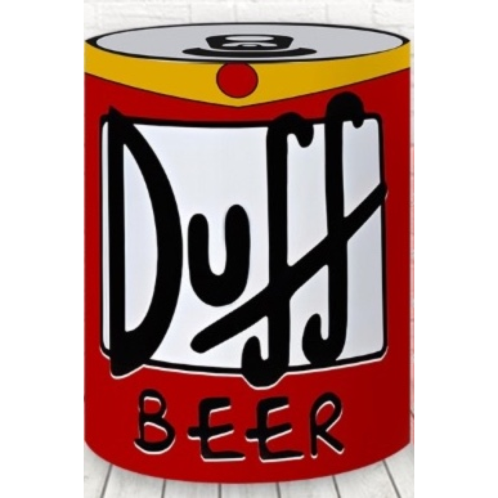 CAPA SUBLIMADA HOMER SIMPSON / CERVEJA DUFF / BOTECO - CILINDRO G ...