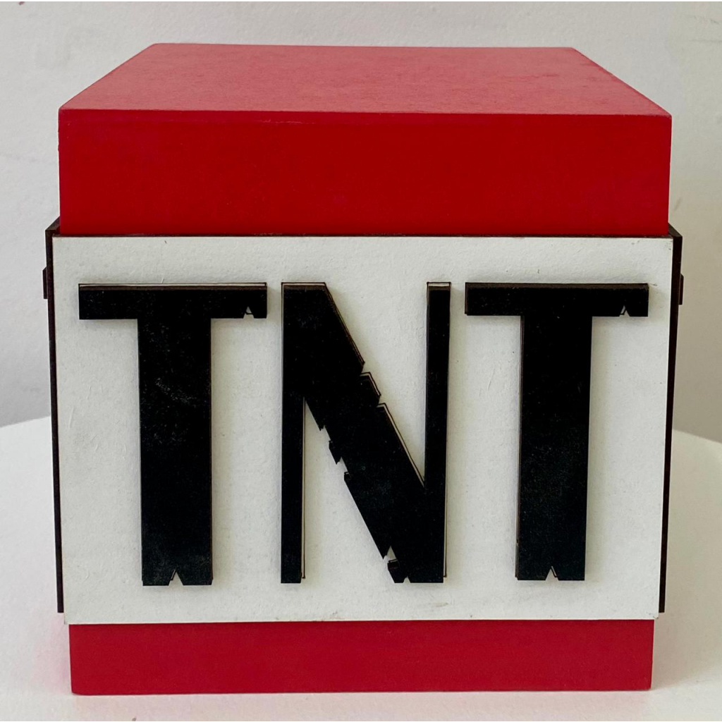 CUBO TNT (MINECRAFT) - C15 X L15 X A15