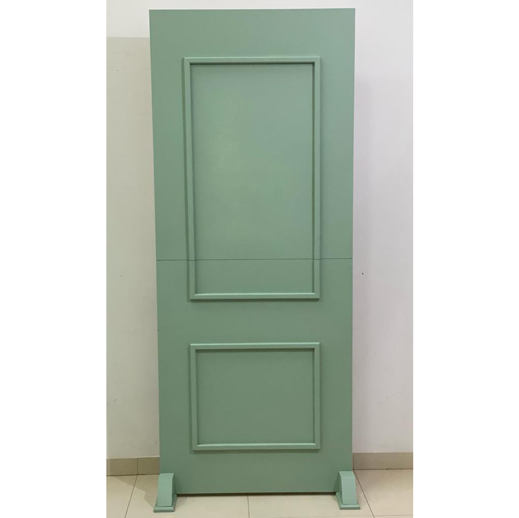 PAINEL BOISERIE MOLDURA VERDE OLIVA (PLACA) L90 cm X A2,19 m