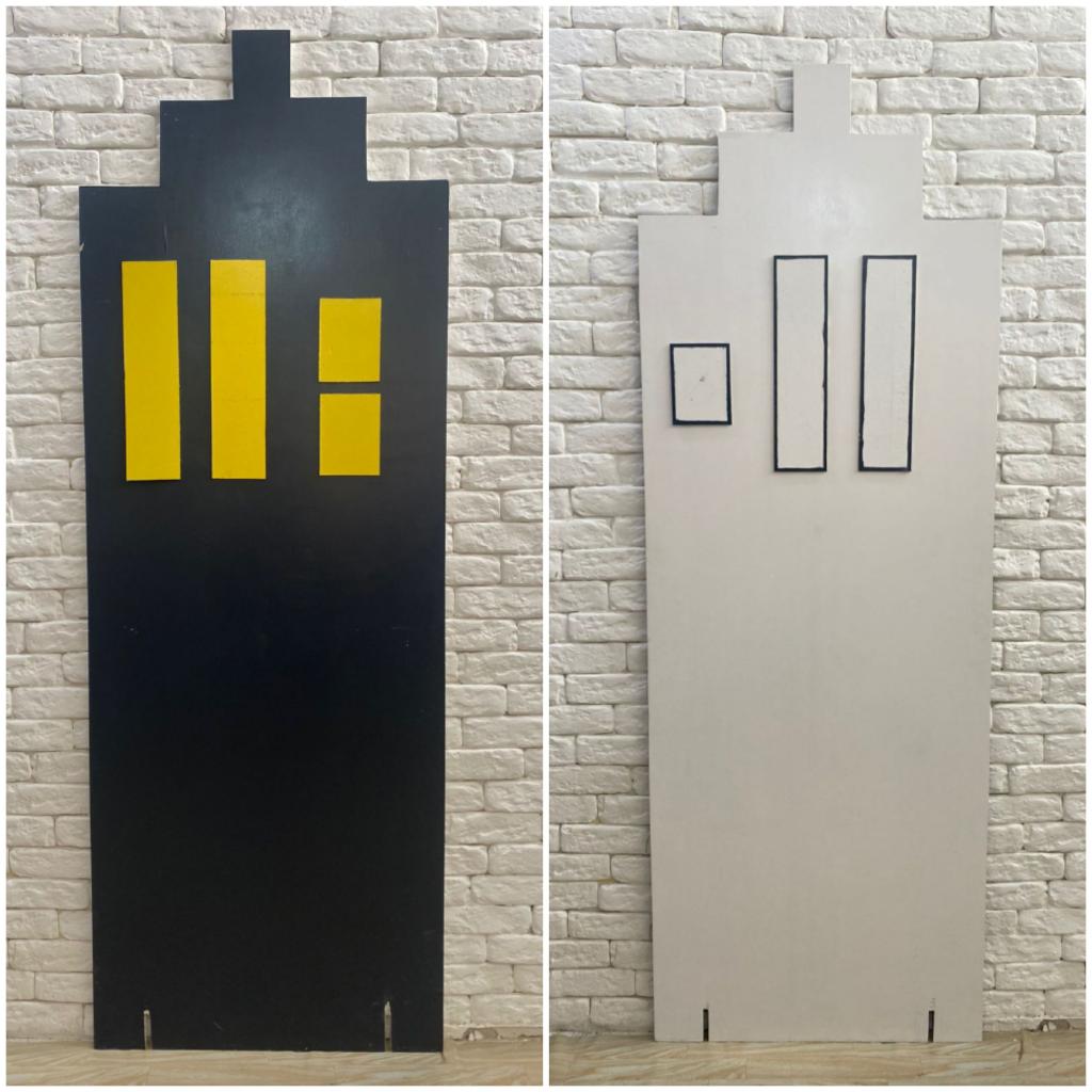 Painel prédio com ponteira (super heróis) 1,92 x68