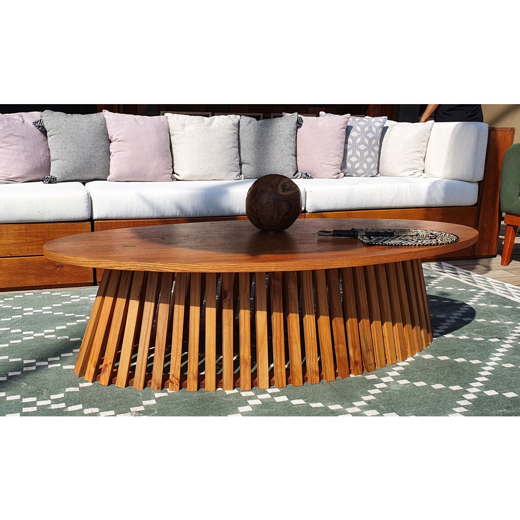 MESA DE CENTRO OVAL RIPA