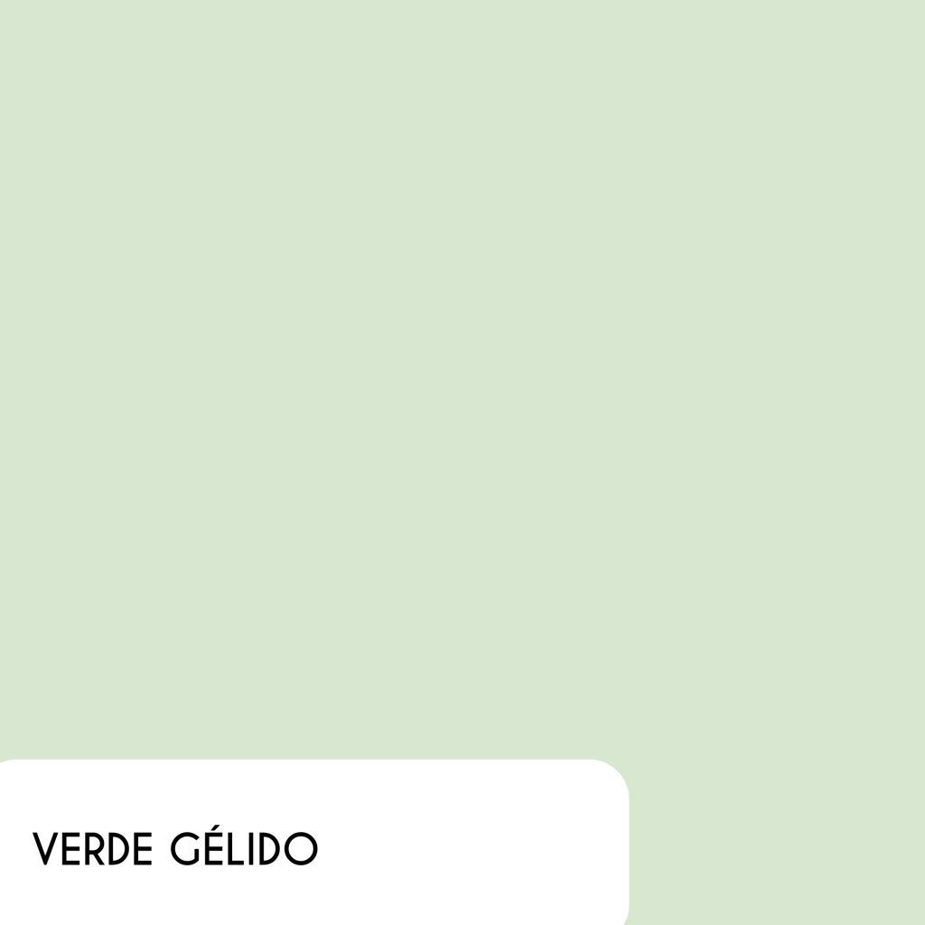 COR VERDE GÉLIDO