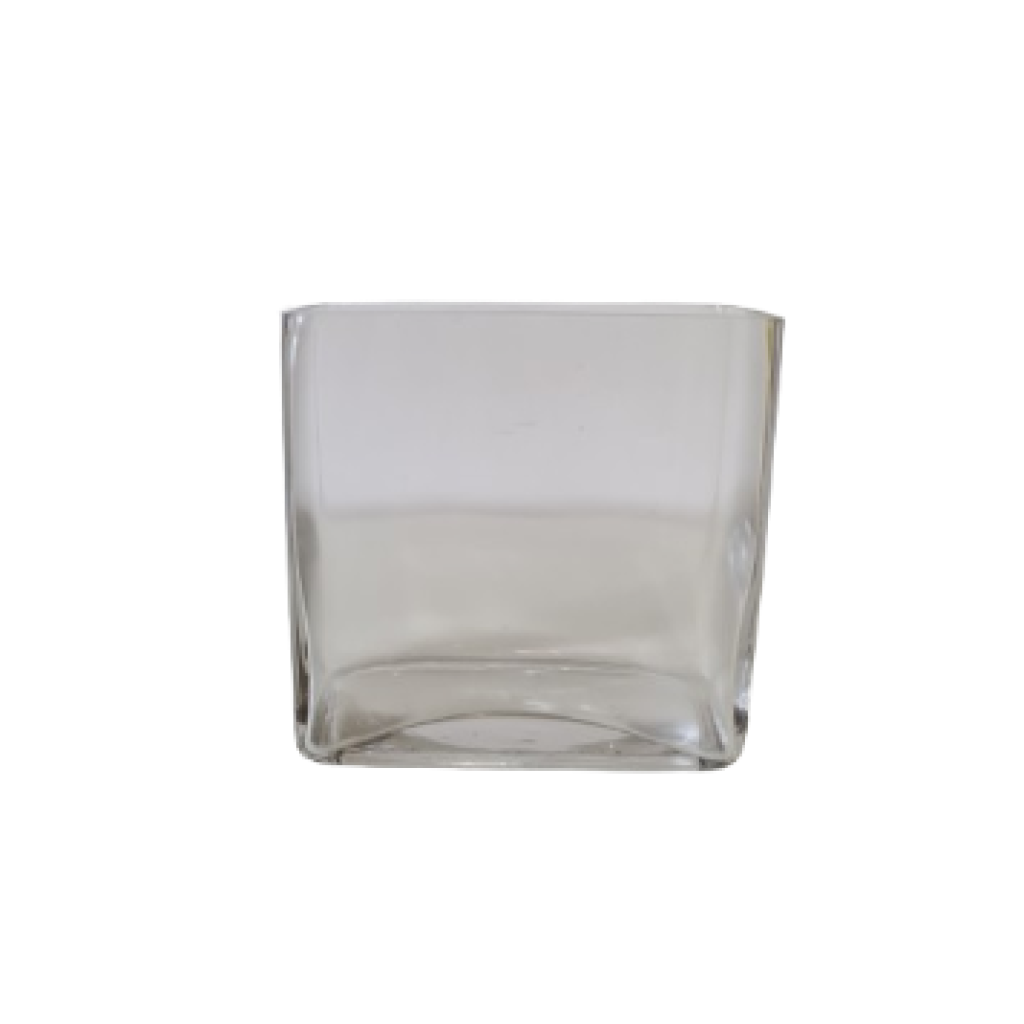 CUBO RETANGULAR DE MESA EM VIDRO M