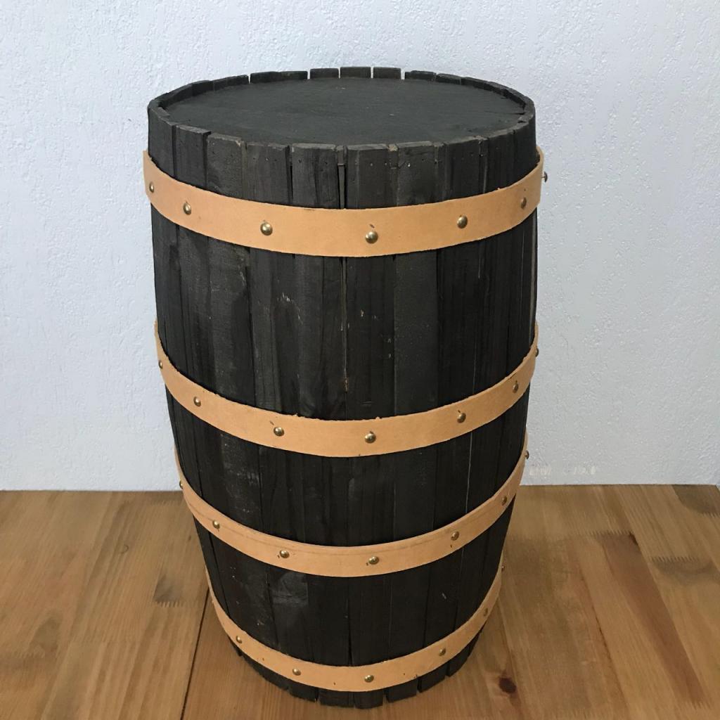 Barril Rústico Madeira GG - 60cm (A) x 35cm (D)
