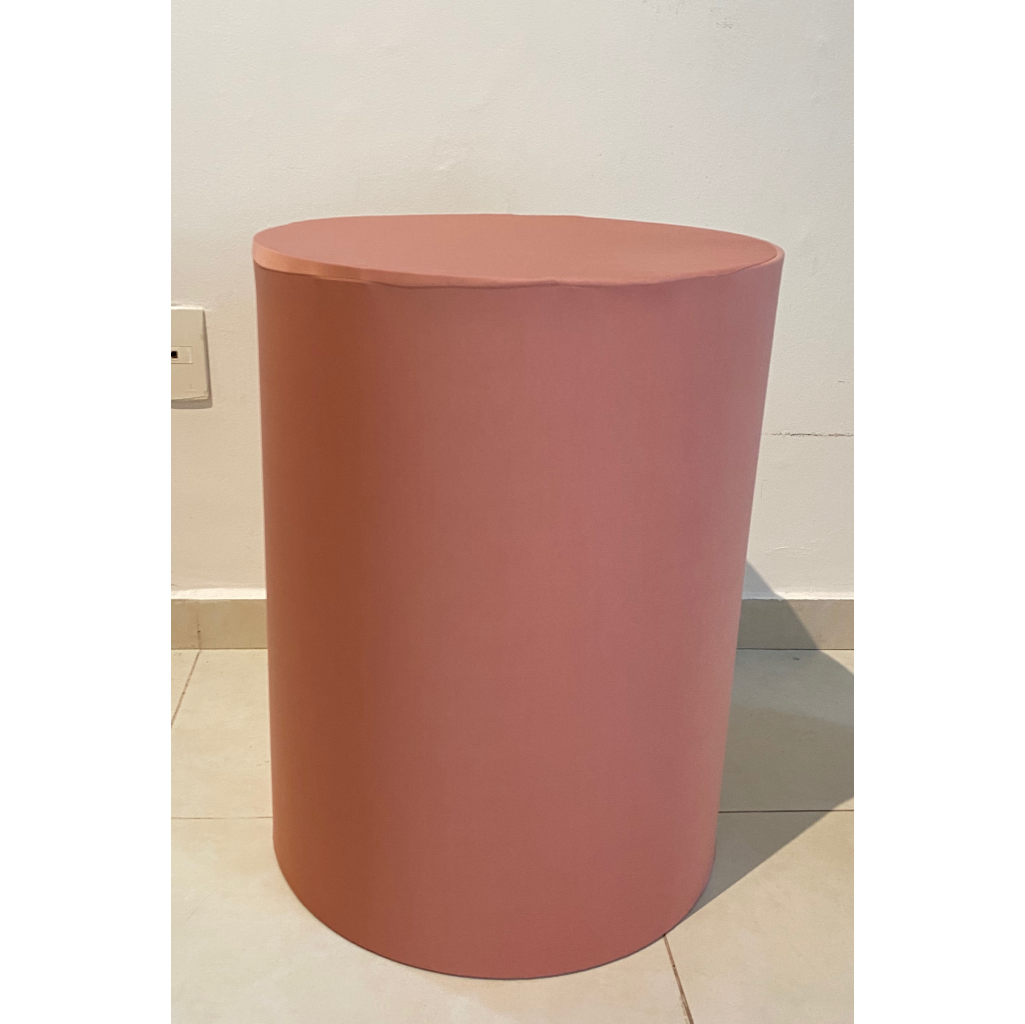 Capa Cilindro Rose Médio (MDF)