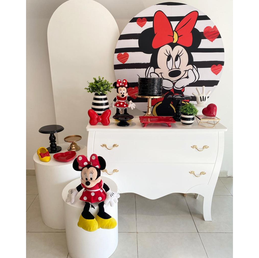 Sugestão de Montagem Minnie Mouse Vermelho